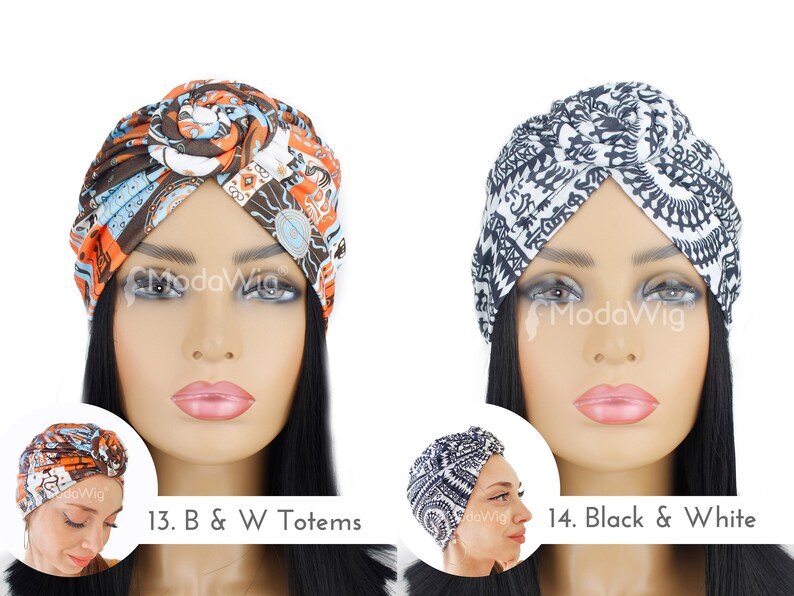 Turban Hat | Afro Twisted Turban | Floral Pattern Turban | Summer ...