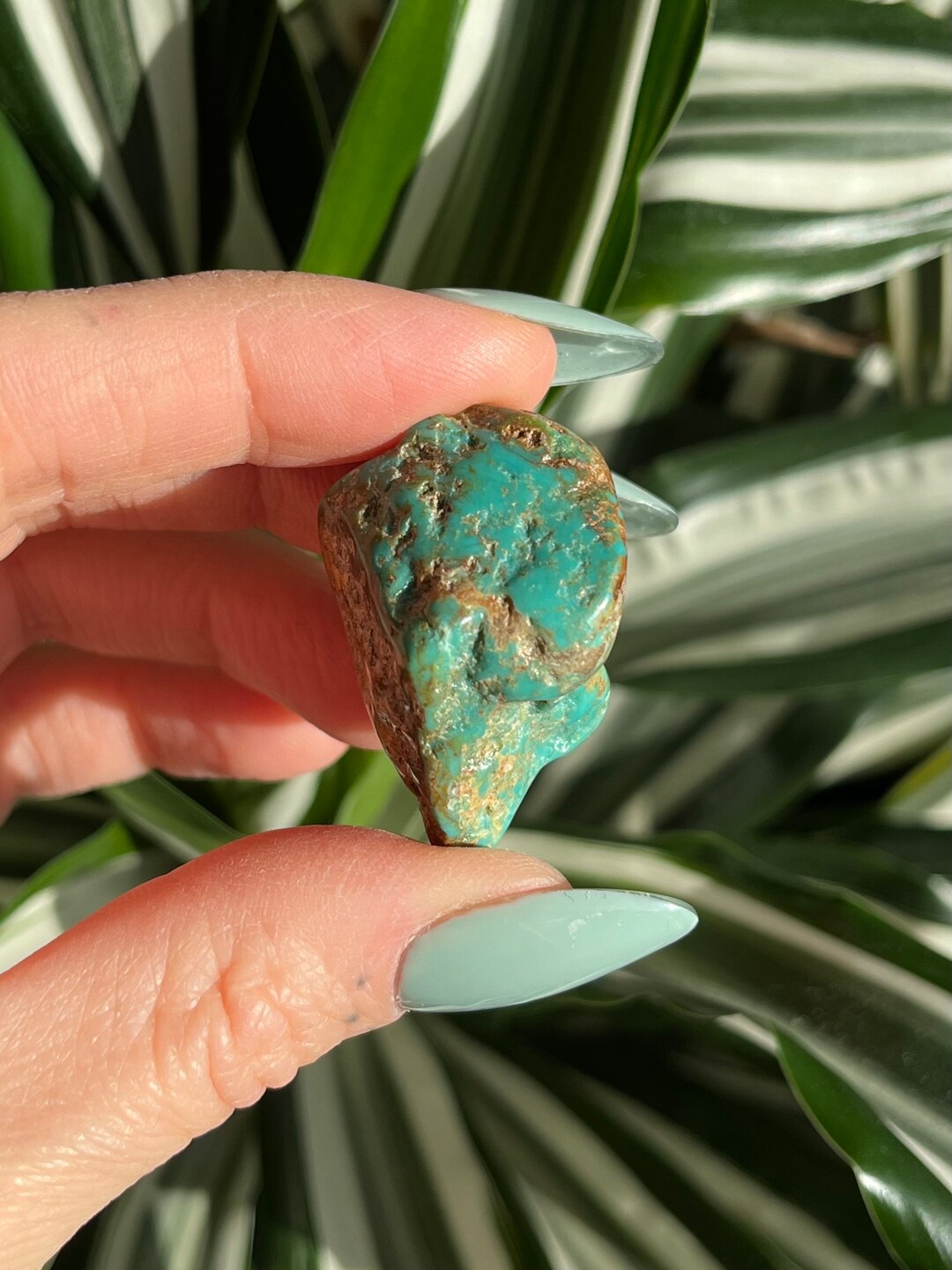 Rare Natural African Turquoise Tumble, Authentic Blue Turquoise Crystal ...