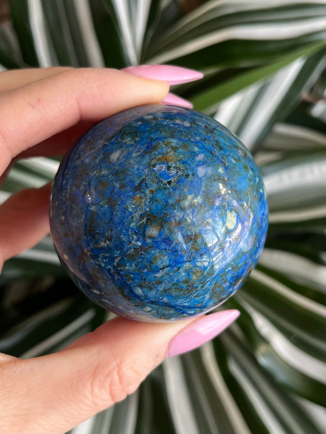 Rare 205 Grams Azurite Sphere, From Utah, Natural & Untreated, Unique ...
