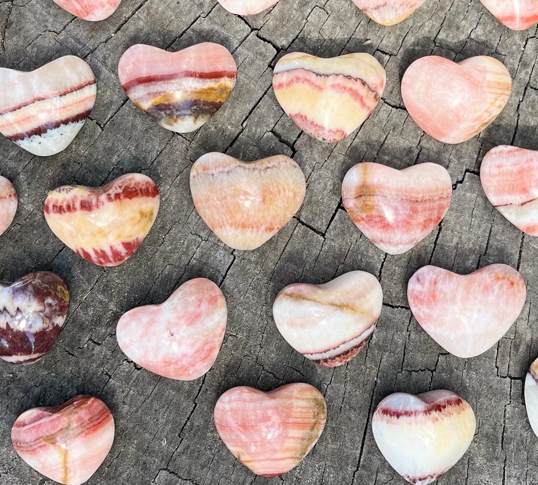 Dali Rainbow Jasper Heart - Pork Stone - Purified With Palo Santo ...