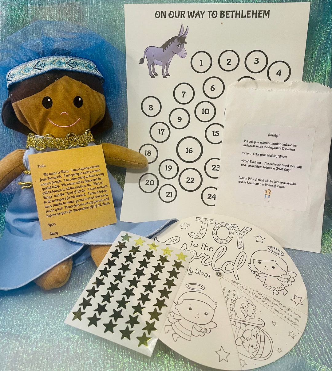 Merry Mary Doll, Christmas, Mary Doll, Advent Calendar, Kids Box, Elf ...