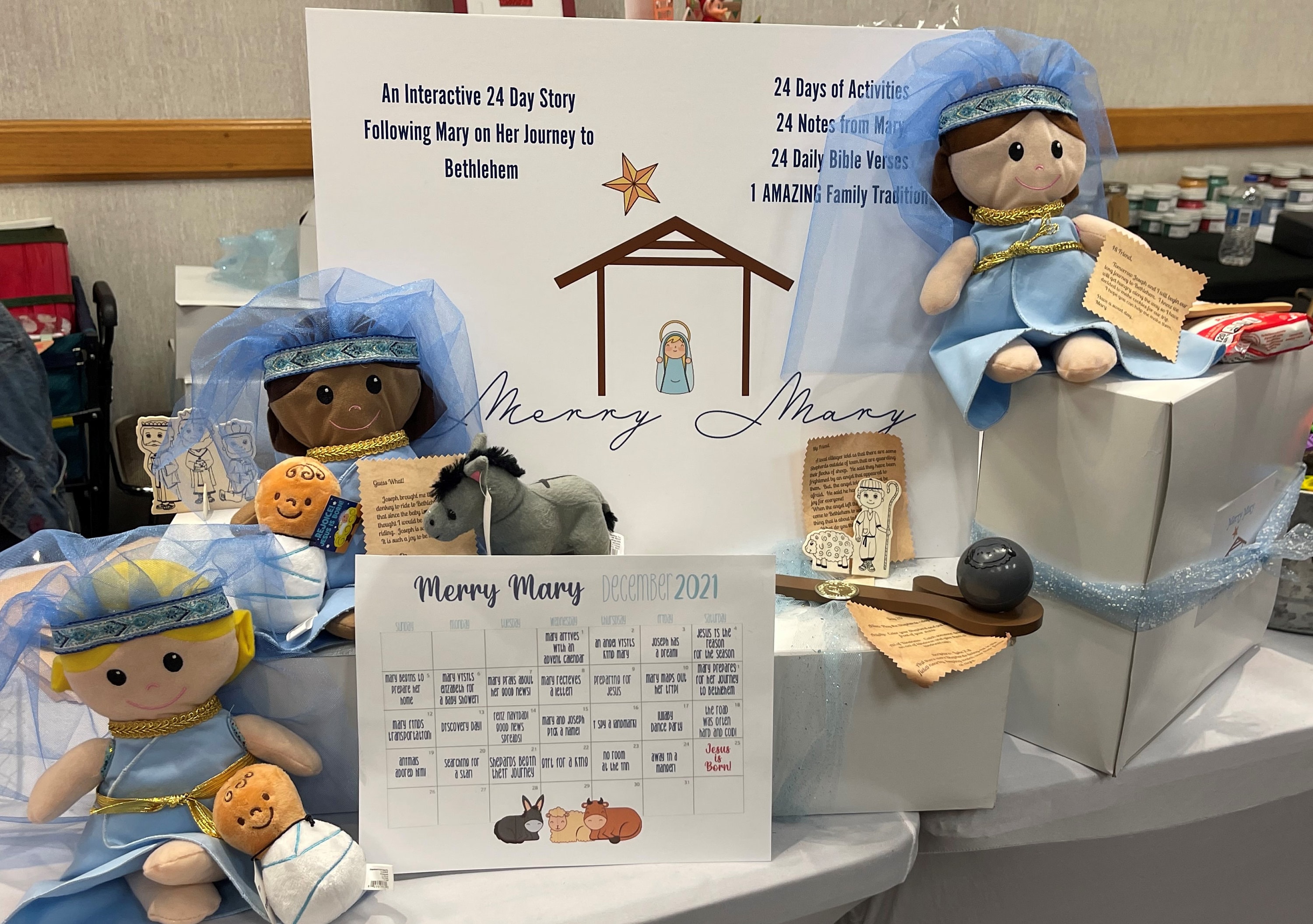 Merry Mary Doll, Christmas, Mary Doll, Advent Calendar, Kids Box, Elf ...