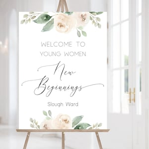 New Beginnings Welcome Sign, Young Women New Beginnings, New Beginnings ...
