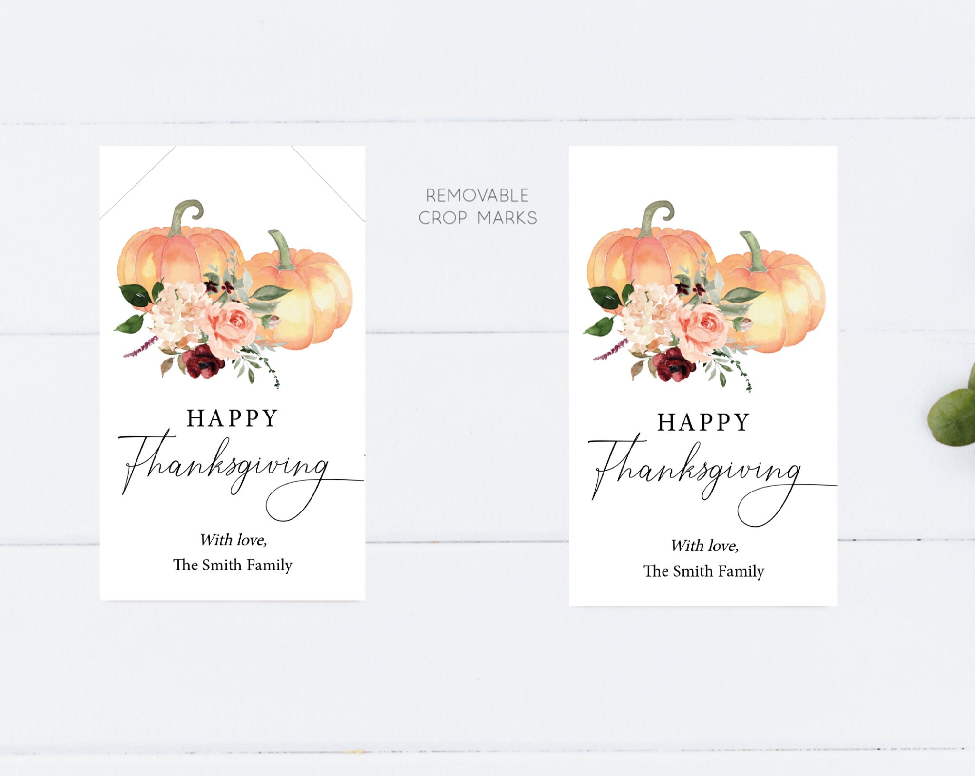 Thanksgiving Gift Tag Template Editable Thanksgiving Gift | Etsy