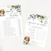 Dog Baby Shower Games Bundle, Dog Theme Baby Shower Games Template ...