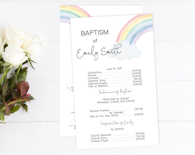 Editable LDS Baptism Program Template Printable Baptism Etsy Editable LDS Baptism Program Template Printable Baptism Etsy