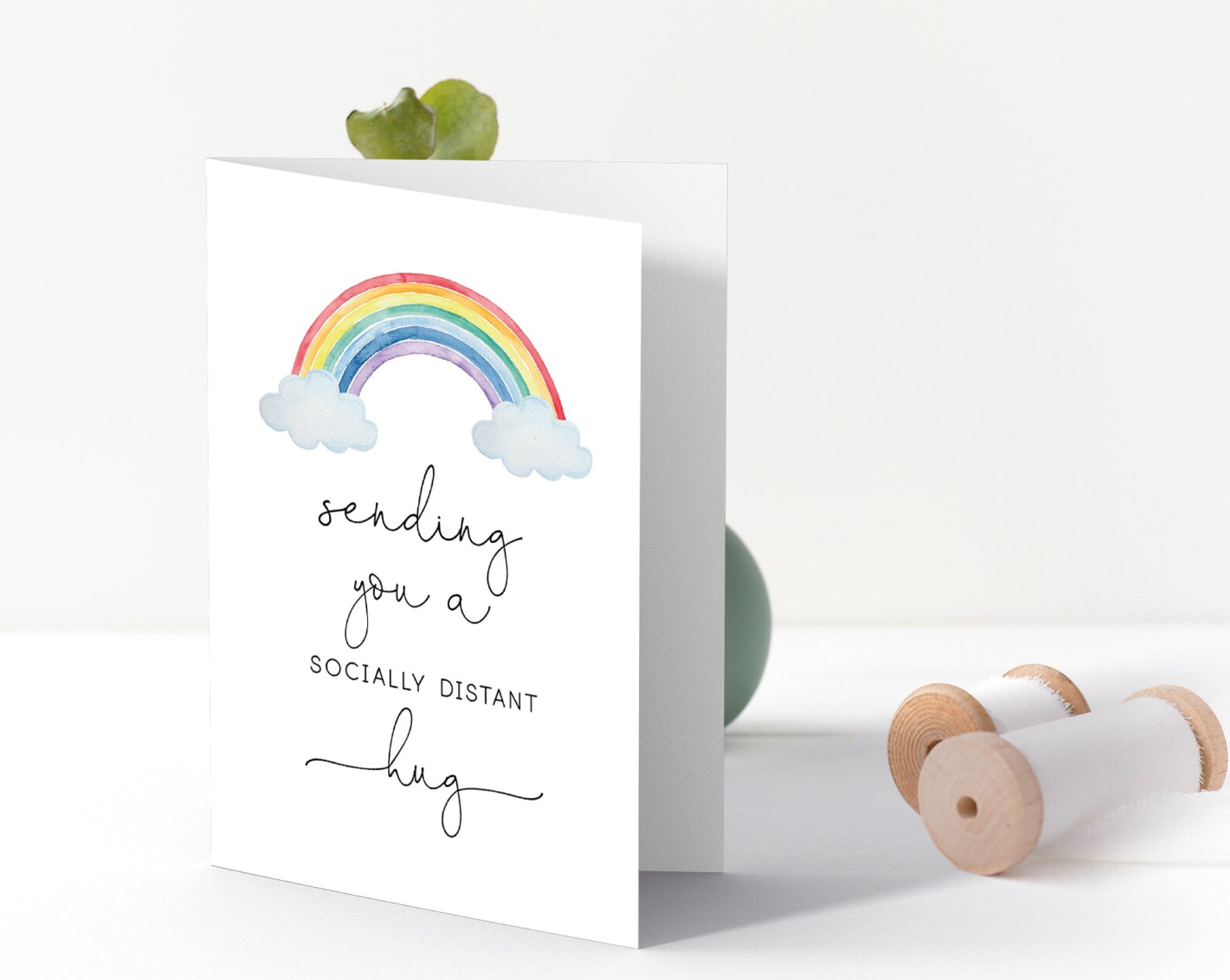 Sending You A Hug Card Instant Download Long Distance - Etsy