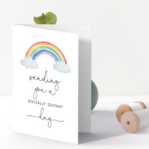 Sending You A Hug Card, Instant Download, Long Distance, Social ...