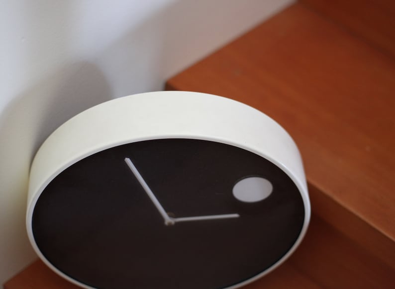 Modernist Clock Museum Wall Clock by Nathan Horwitt for Howard Miller ...