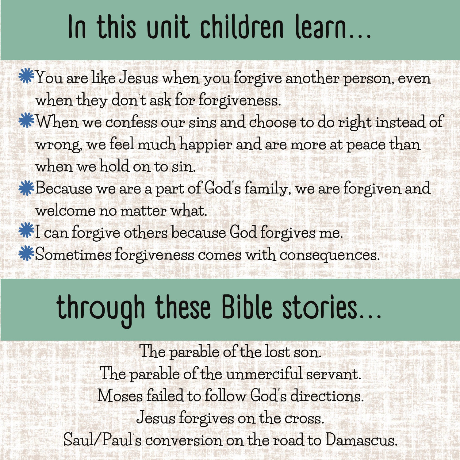 Our Character Counts: Forgiveness - Building Godly Character - Sunday ...