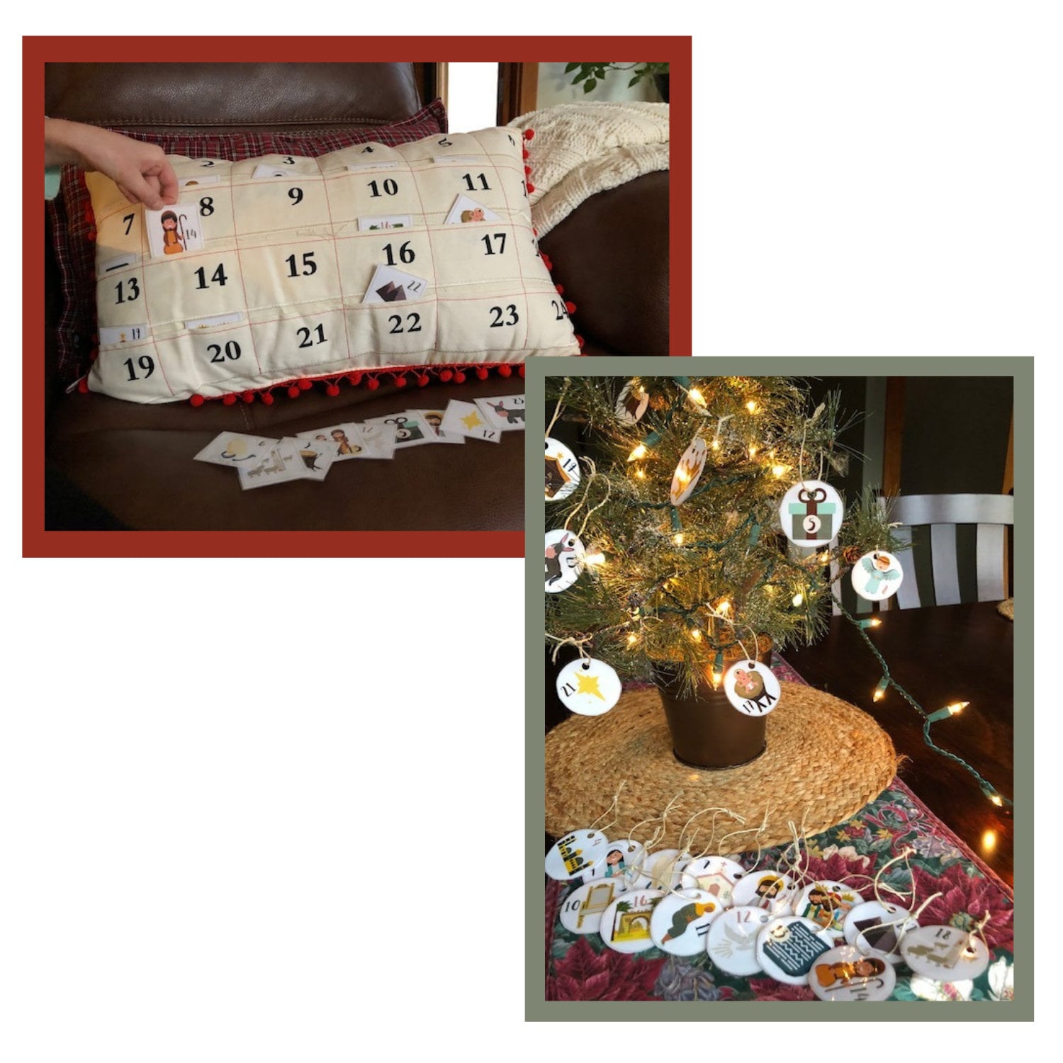 Advent Cards With Bible Versus for Kids - Christmas Story Countdown ...