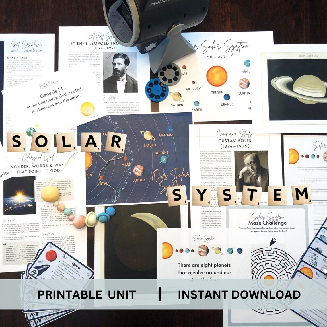 Solar System Unit Study ǀ Charlotte Mason Homeschool ǀ Christian ...