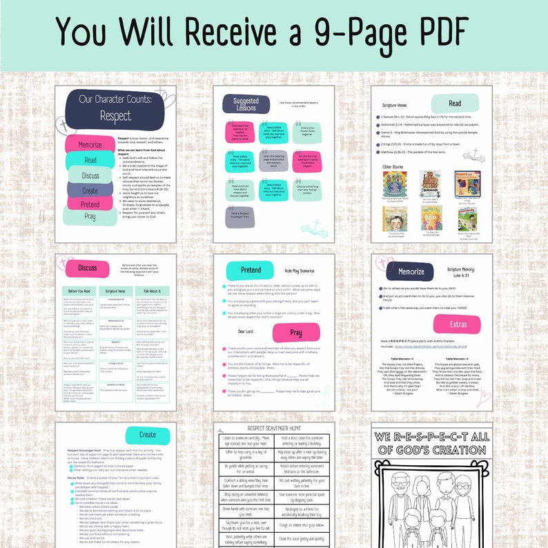 Our Character Counts: Respect - Building Godly Character - Sunday ...