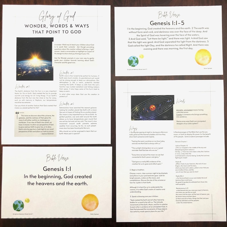 Solar System Unit Study ǀ Charlotte Mason Homeschool ǀ Christian ...