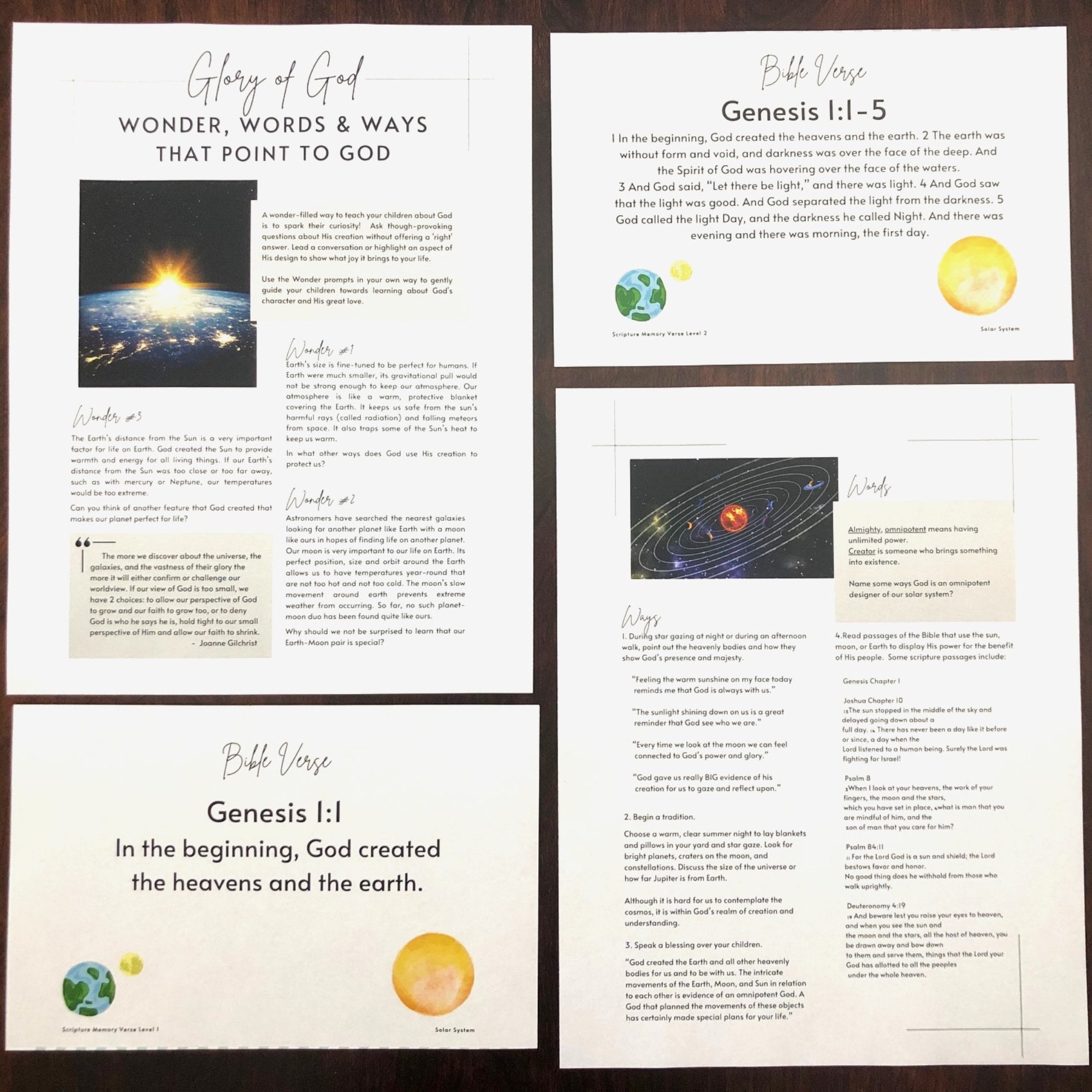 Solar System Unit Study ǀ Charlotte Mason Homeschool ǀ Christian ...