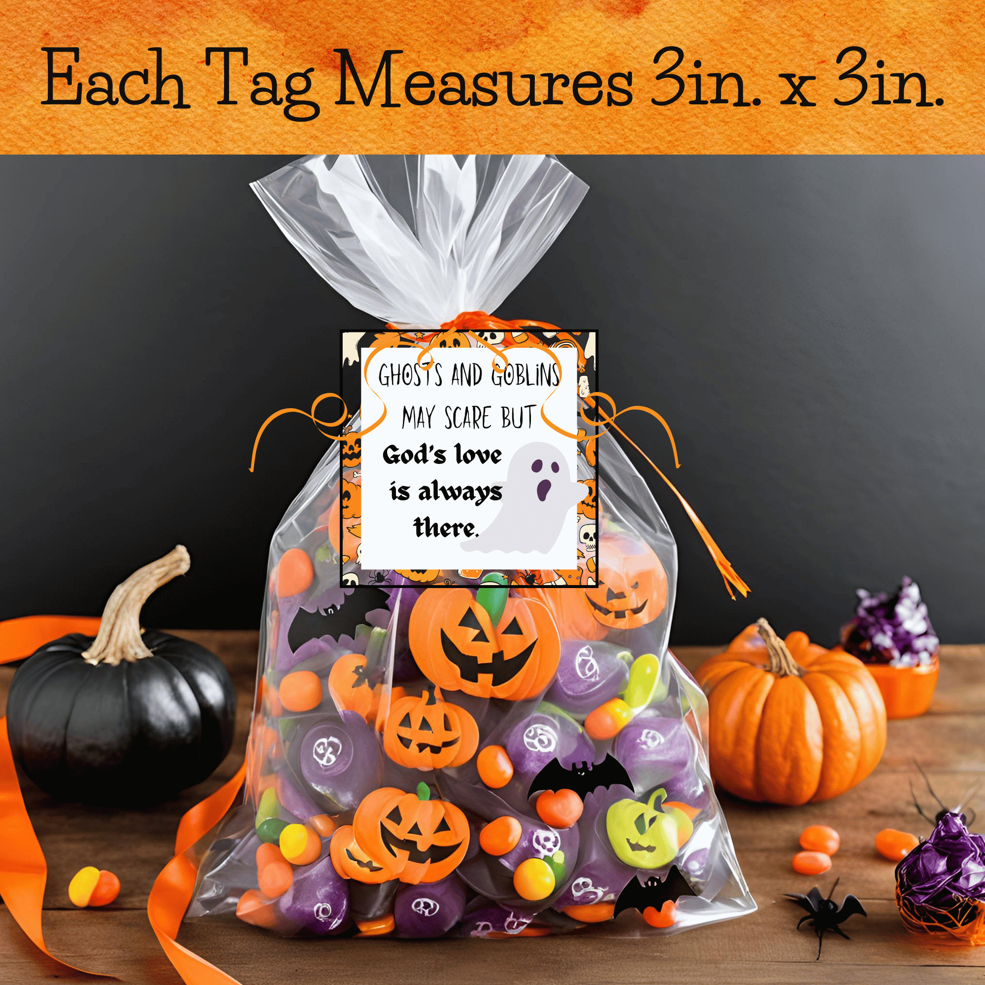 Christian Halloween Treat Tags - Candy Gift Labels With Messages About ...