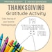 I'm Thankful for Pie-shaped Spinner Wheel | Thanksgiving Craft | Sunday ...