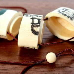 Antique Japanese Carved Bone Inro Three Compartment Bovine - Etsy