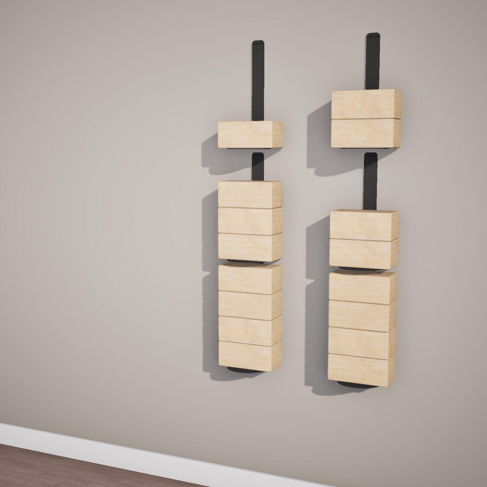 Floating Yoga Block Wall Bracket: Studio Storage Organizer - Etsy