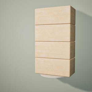 Floating Yoga Block Wall Bracket: Yoga Studio Storage Organizer - Etsy