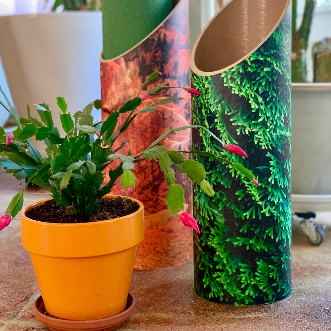 Yoga Mat Storage Tube | Cedar Yoga Mat Holder, Yoga Prop Storage ...