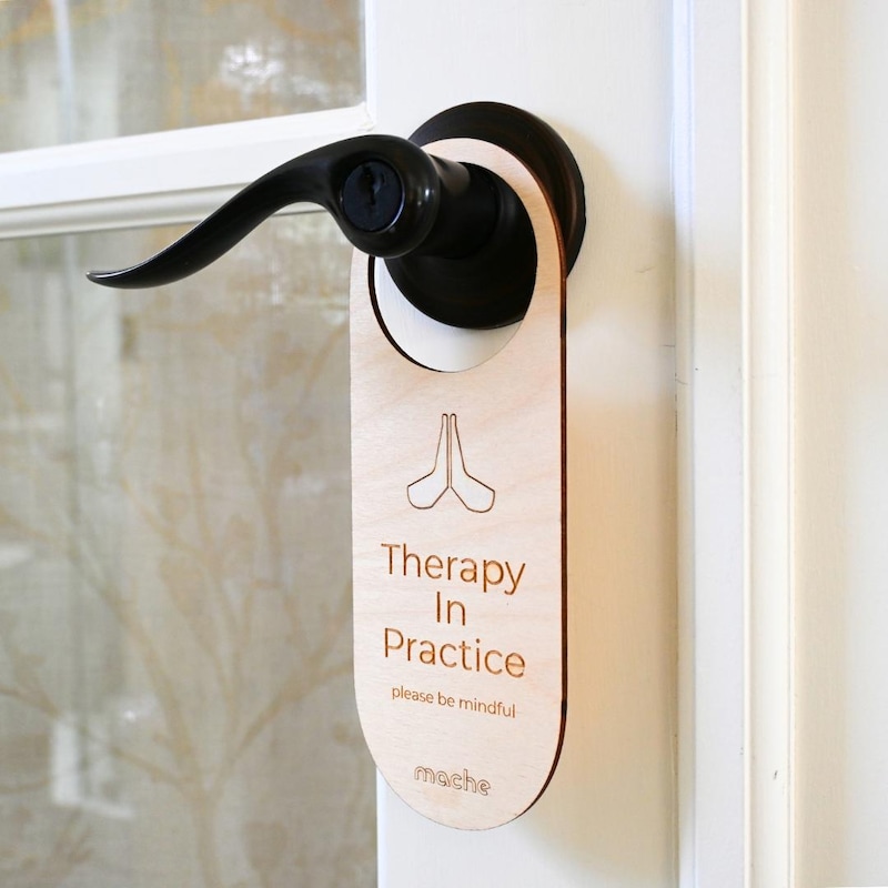 Therapy Door Sign - Etsy
