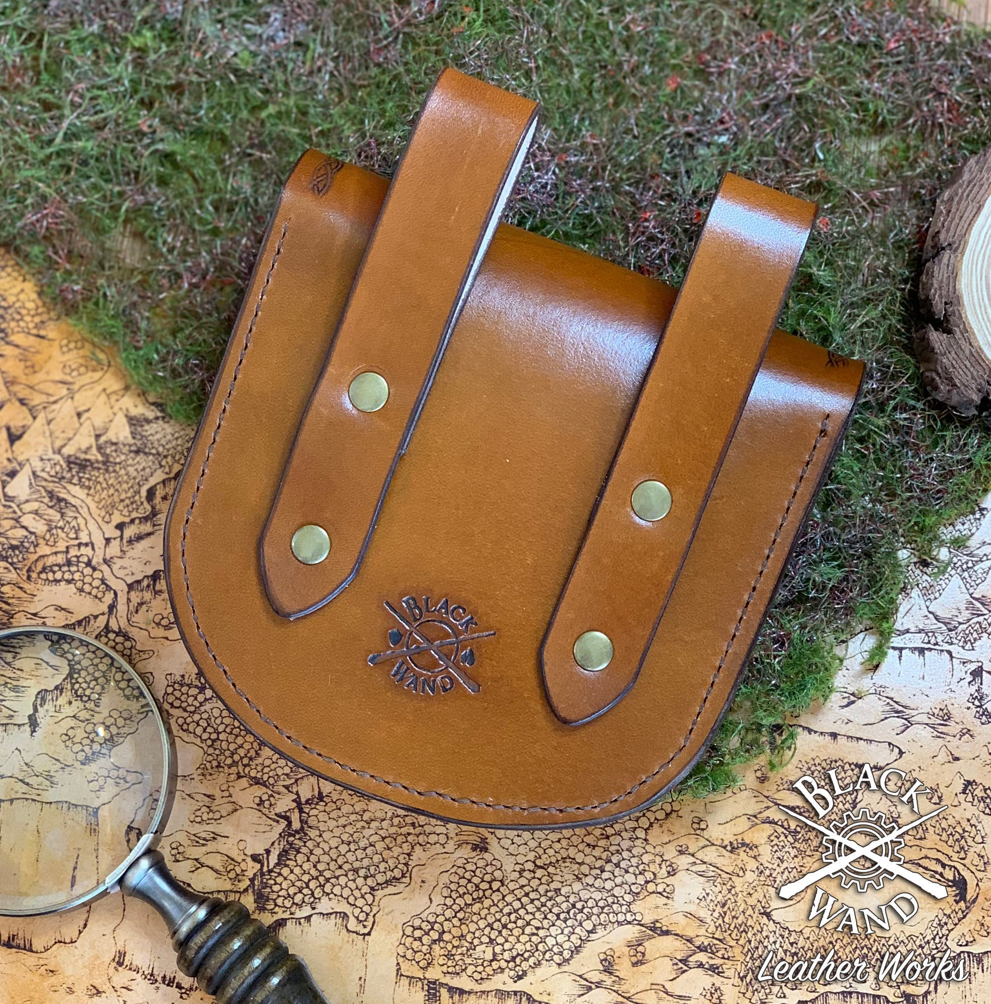 The Forager: Leather Belt Pouch - Etsy