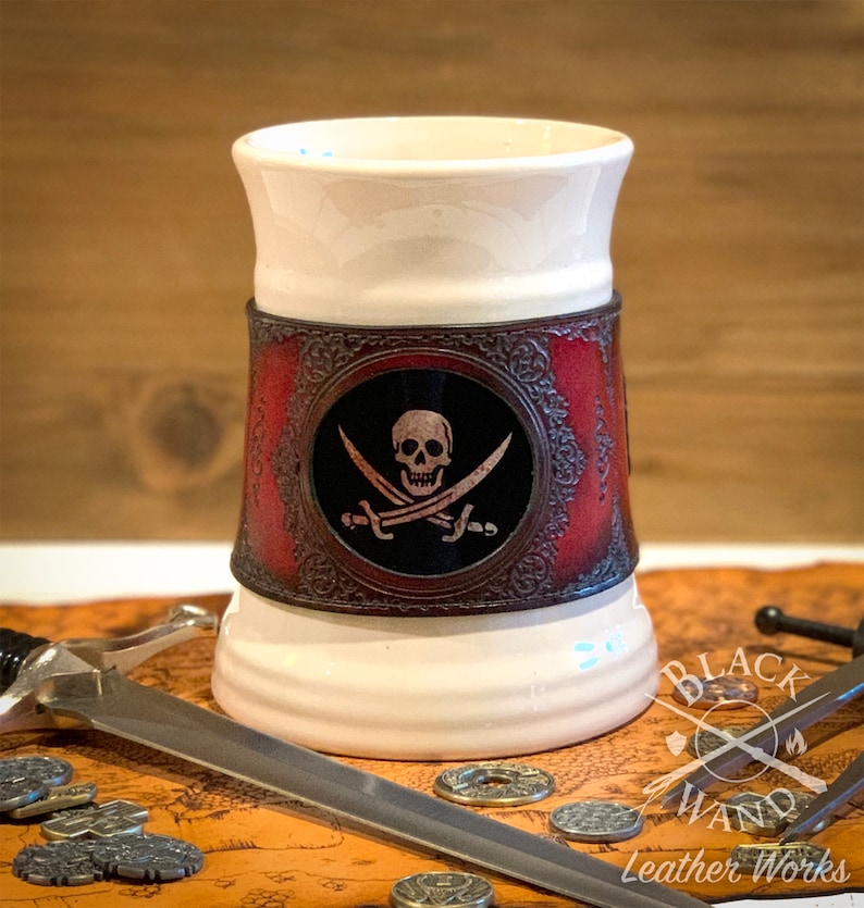 Jolly Roger Pirate Ceramic Flagon - Etsy