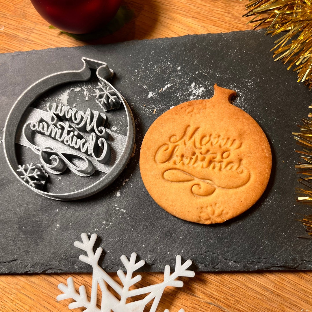 Merry Christmas 2022 Cookie Cutter, Personalized 3D Printing Cookies ...