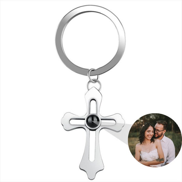 Cross Keychain - Etsy