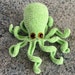 Light Blue Squid Plushie Crochet Squid Toy Squid Blue Stuffed Squid ...