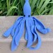 Light Blue Squid Plushie | Crochet Squid | Toy Squid | Blue Stuffed ...