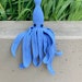 Light Blue Squid Plushie | Crochet Squid | Toy Squid | Blue Stuffed ...