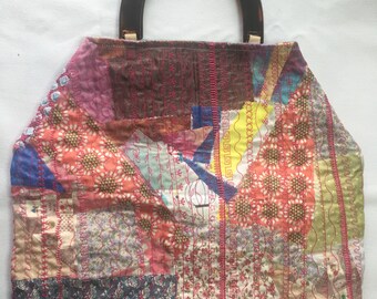 Patchwork Handbag - Etsy