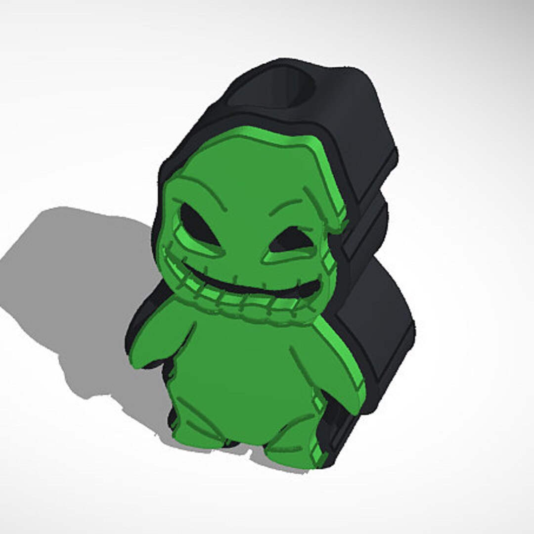 Oogie Boogie Straw Topper Stl - Etsy