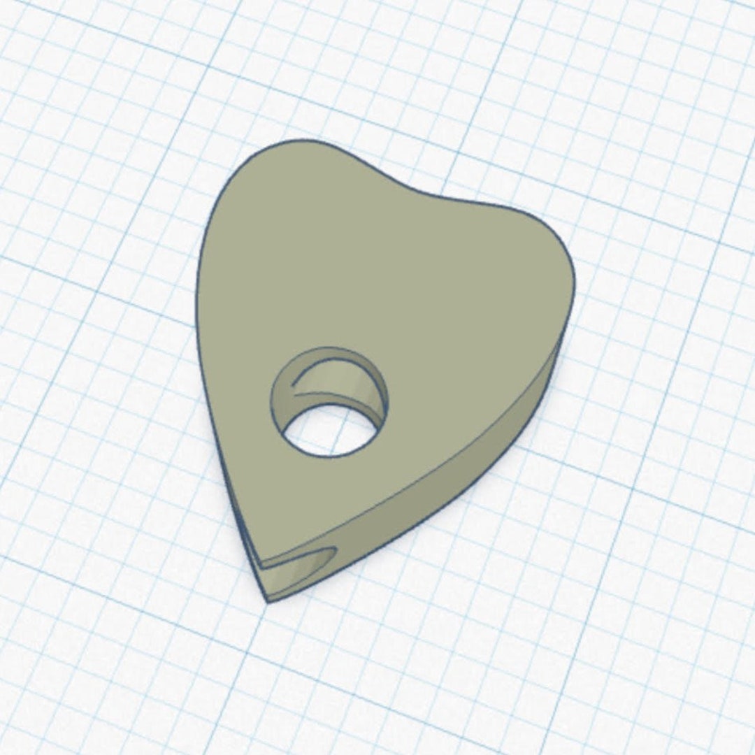 Planchette Straw Topper STL File - Etsy