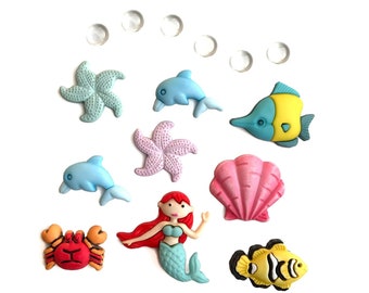 Tropical Fish ~ Summer / Underwater / Beach ~ Buttons Galore ...