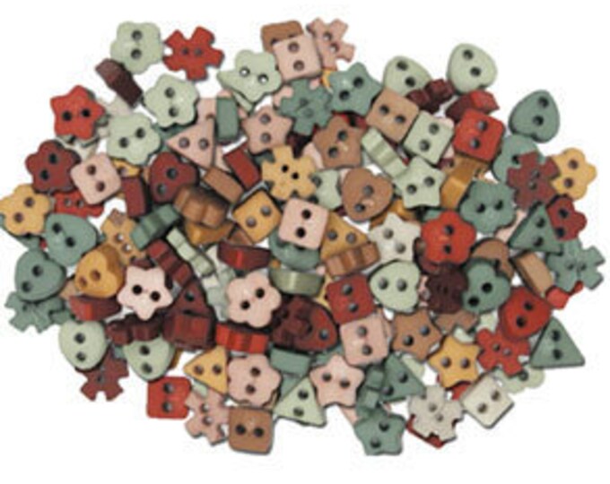 Micro Mini Round Heirloom Tiny Shapes Dress It up Embellishment Buttons ...