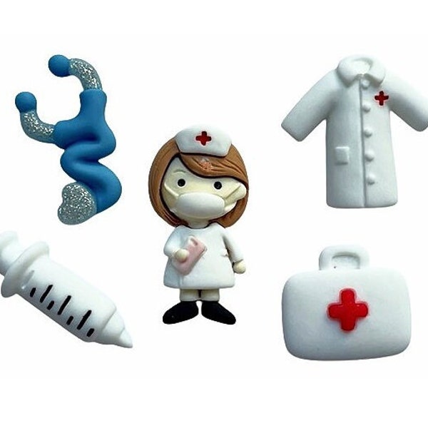 Nurse Buttons - Etsy