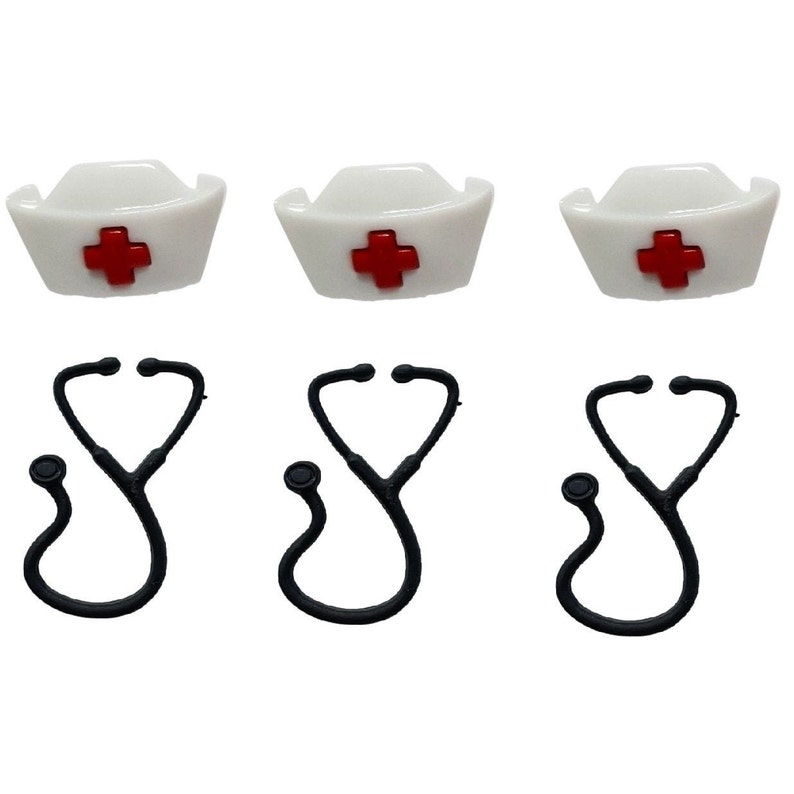 Heartbeat Helper - Nurses Cap & Stethoscope ~ Medicine / Doctor ...
