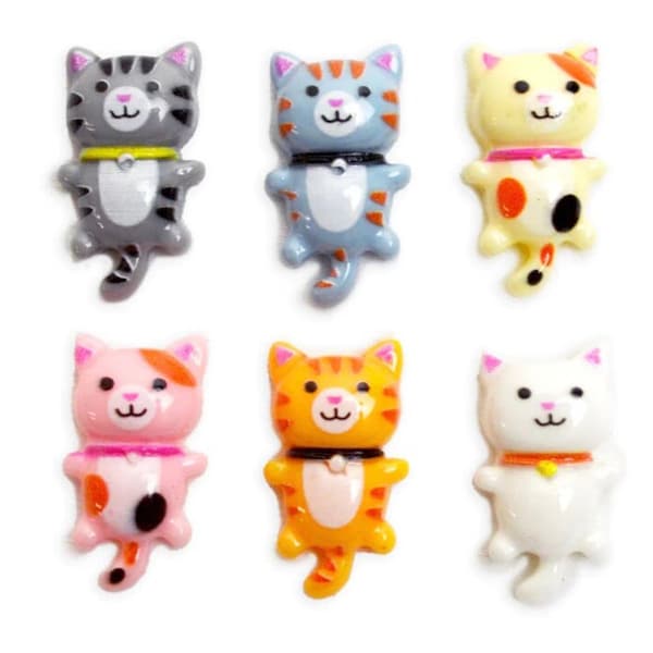 Cat Buttons - Etsy