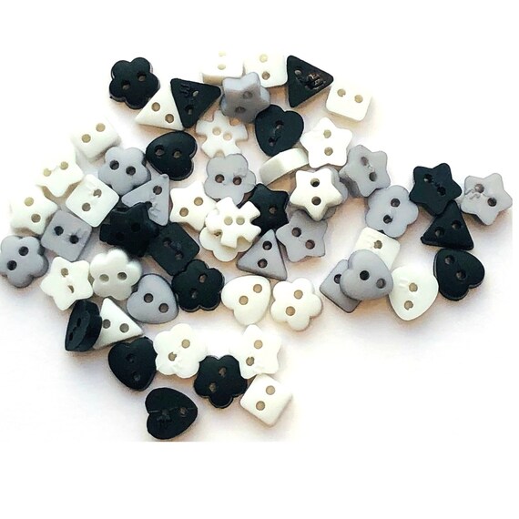 Micro Mini Shapes Black / White Tiny Sew Thru Shapes Dress - Etsy