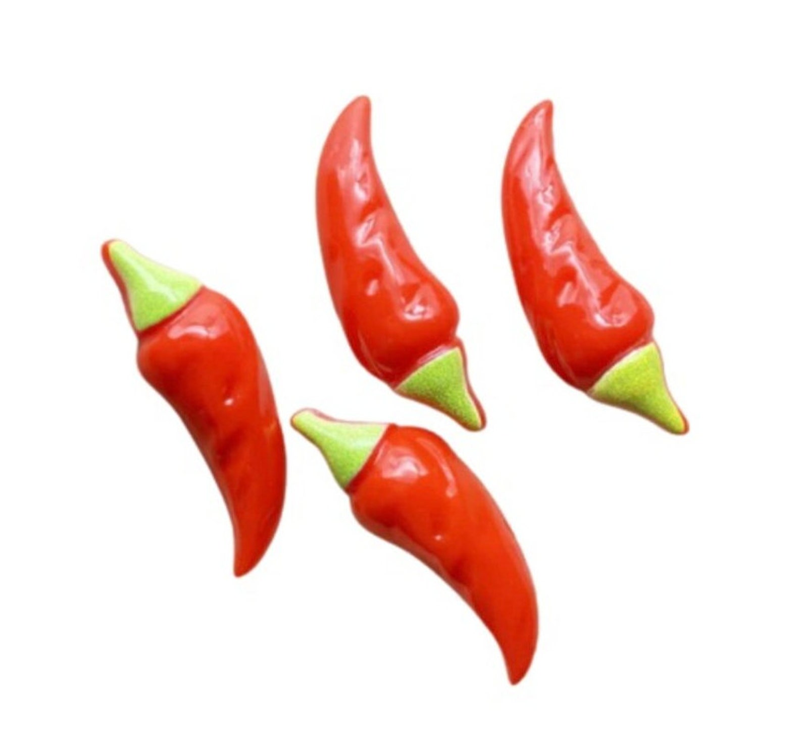 Chili Peppers Shelly's Buttons and More Flat Back Embellishments ...