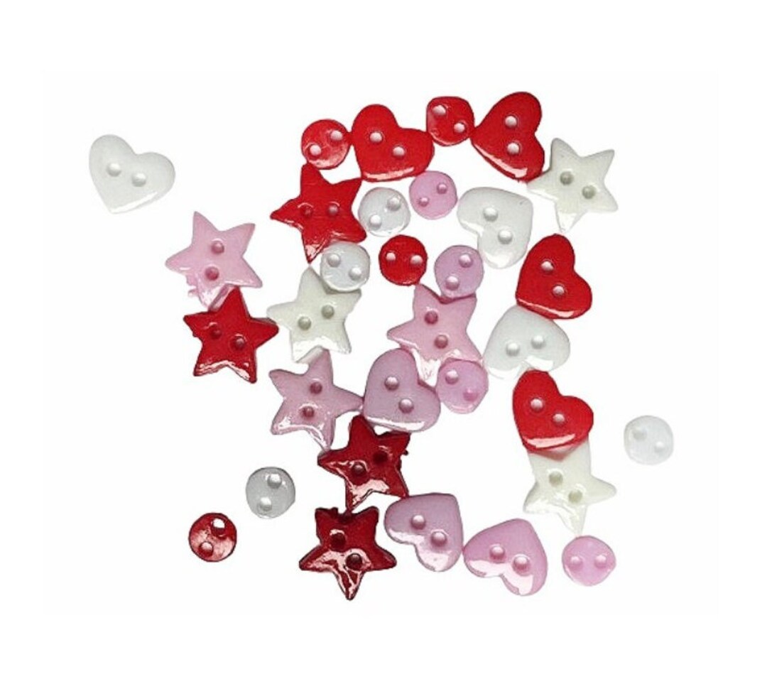 Micro Mini Shapes: Valentine - Tiny Shapes - Buttons Galore ...