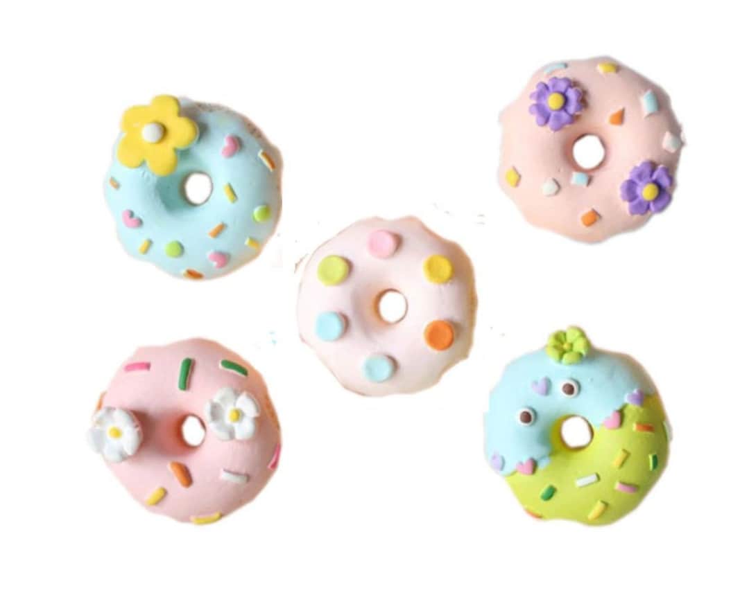 Sprinkle Donuts (4 Pieces) ~ Shelly's Buttons and More - Flat Back ...