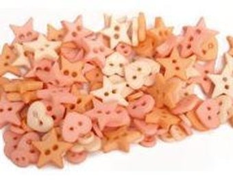 Tiny Shapes Blue Tiny Shapes Dress It up Embellishment Buttons Jesse ...