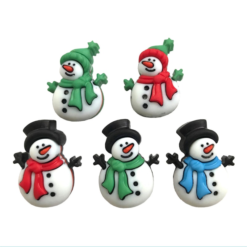 Snowman Buttons - Etsy