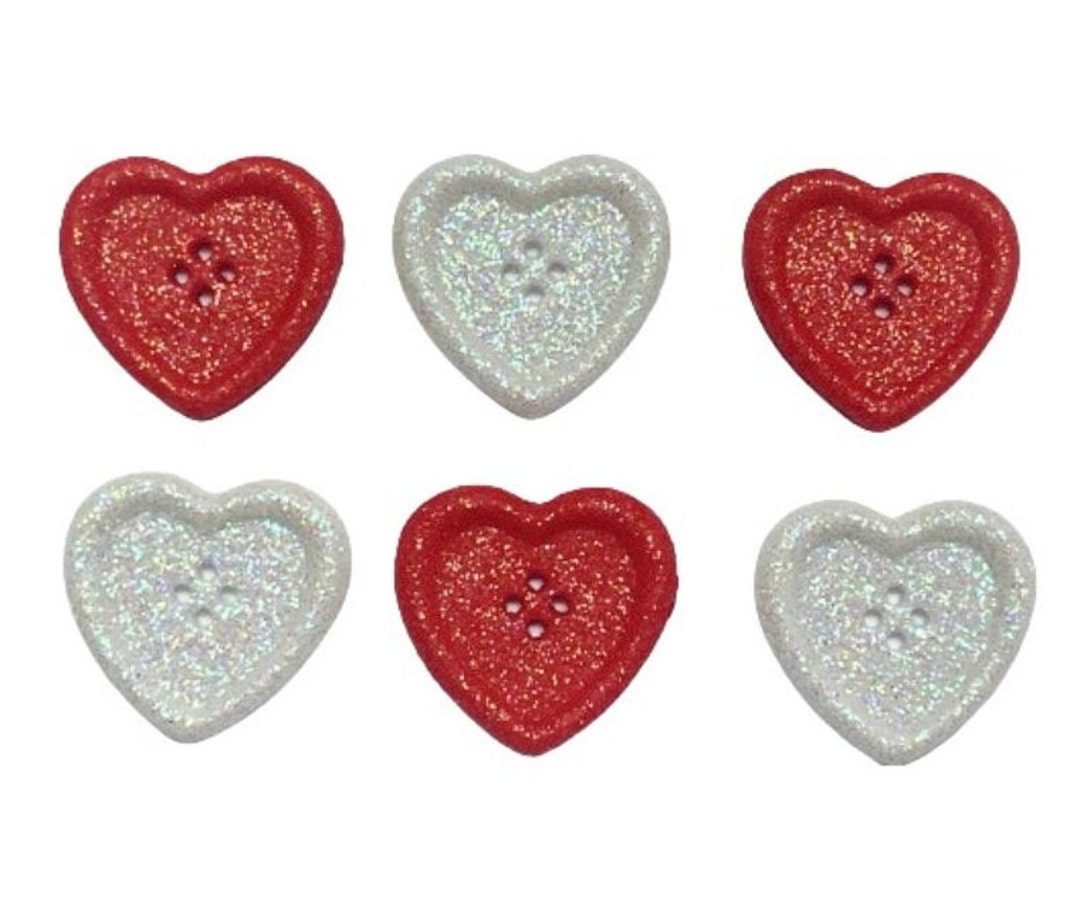 Love Story - Heart Button Set ~ Shelly's Buttons and More Embellishment ...