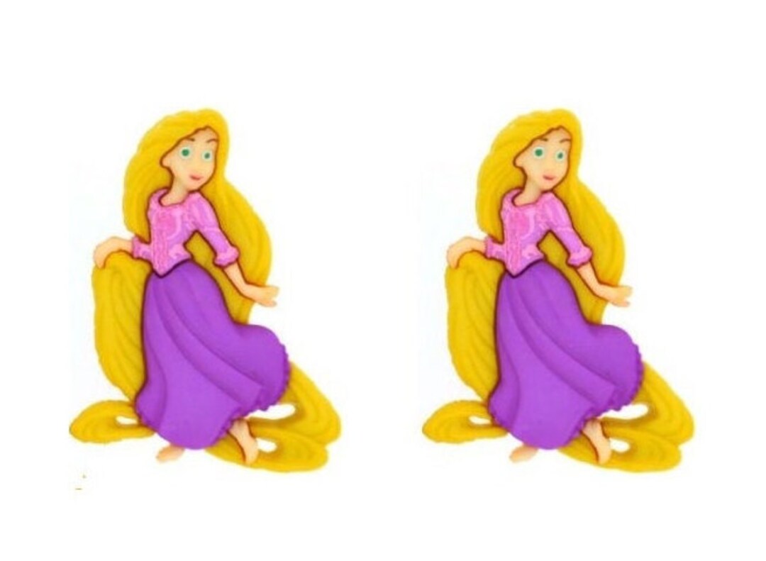 Rapunzel Buttons / Disney Princess (2 Pieces) ~ Licensed Disney Buttons ...