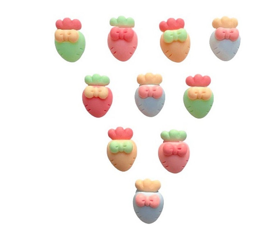 Pastel Easter Carrots - Shelly's Buttons & More Flat Back ...